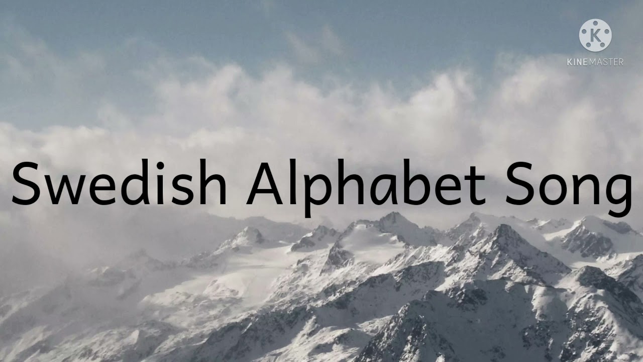 Swedish alphabet song - YouTube