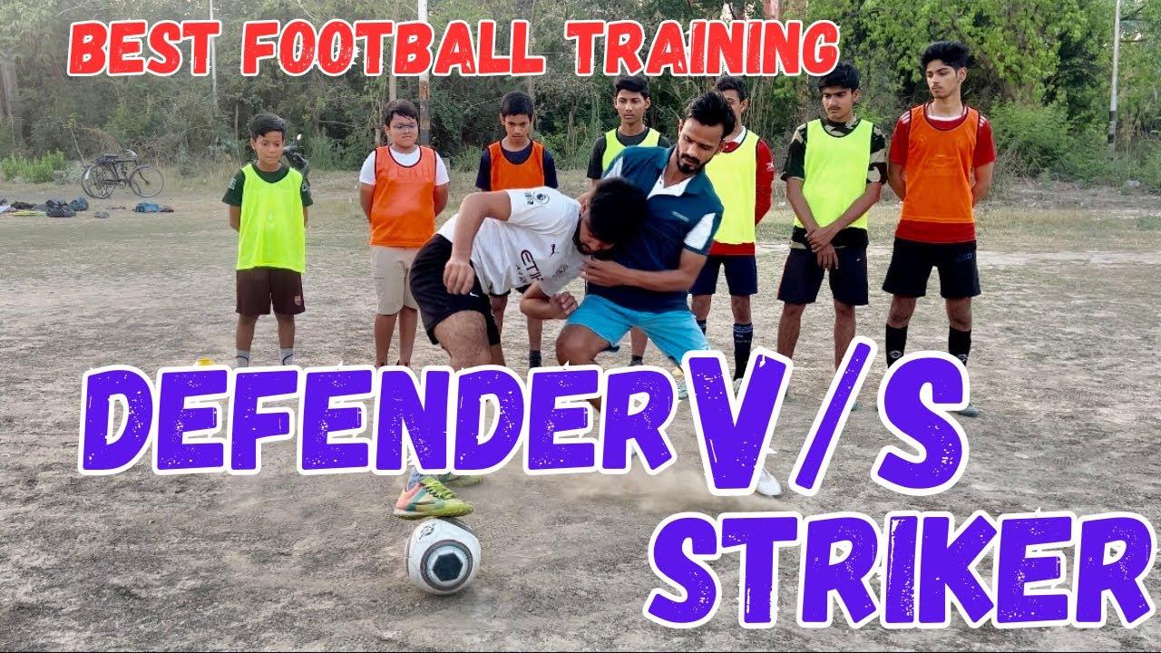 Defender V/S Striker skills |Best football skills|Best football ...