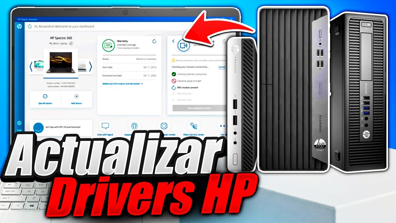 Como Actualizar Drivers De Una LAPTOP - PC - ALL IN ONE HP - YouTube