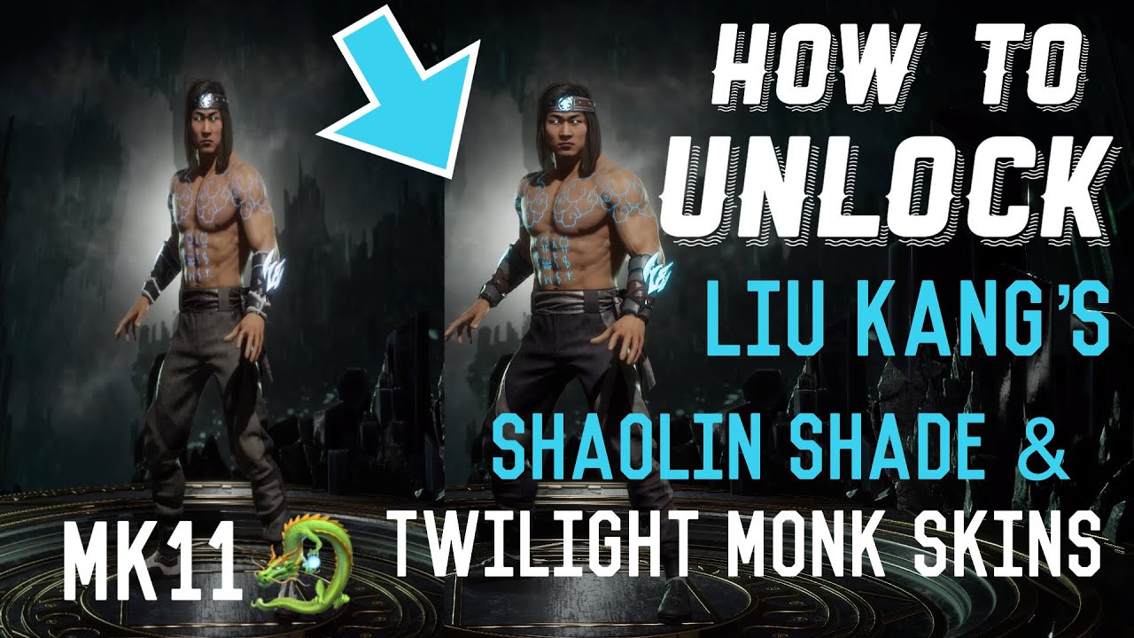 How To Unlock Liu Kang's *NEW* "Shaolin Shade" & "Twilight Monk" Skins ...