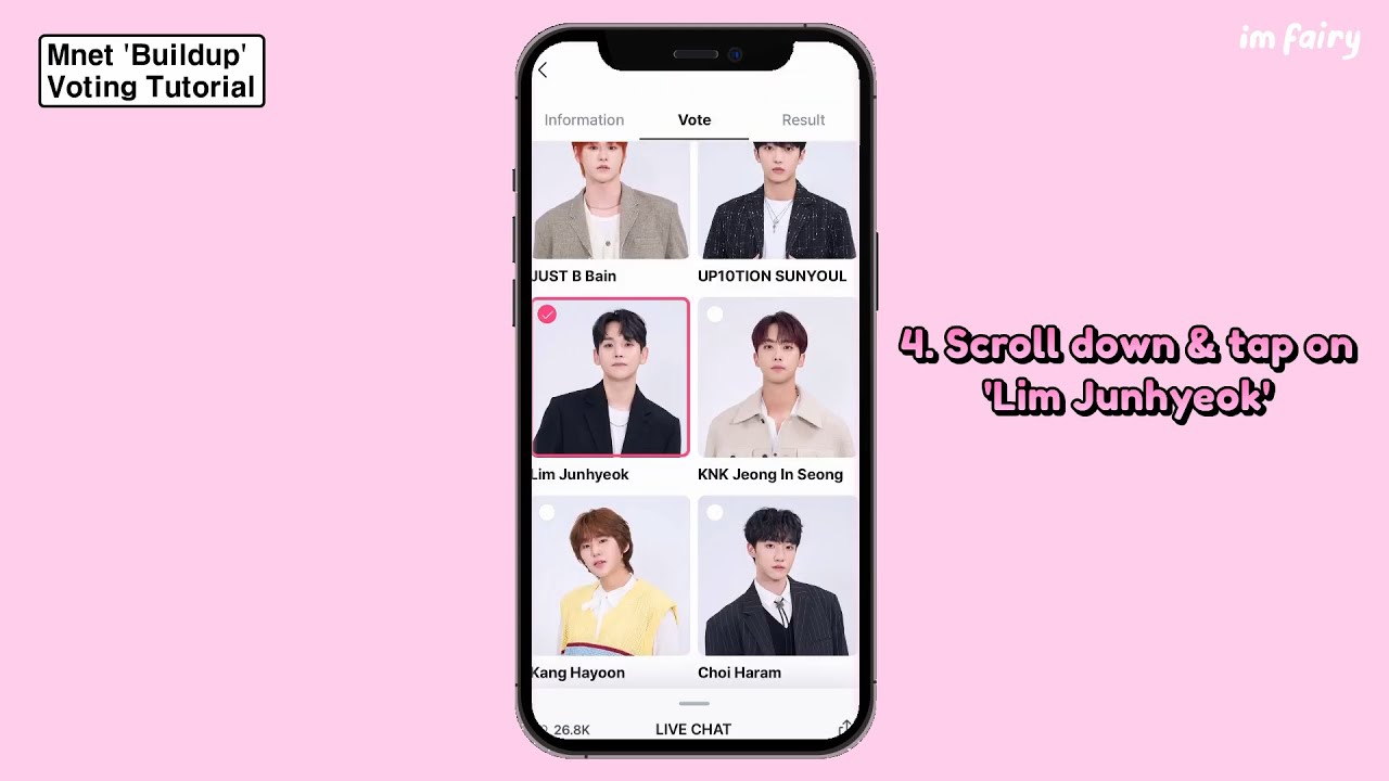 (240127 ver.) Mnet Buildup Voting Tutorial for Lim Junhyeok! - YouTube