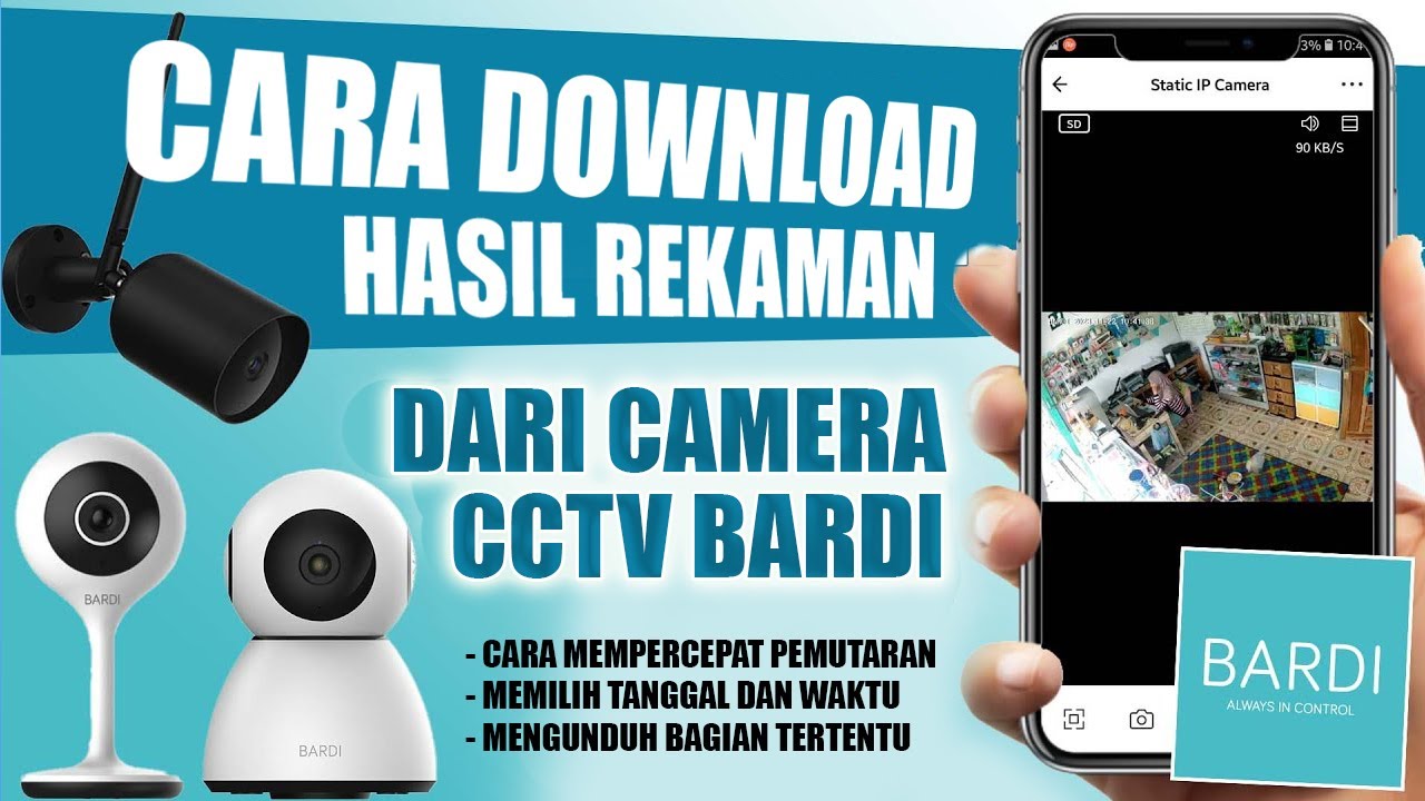 Cara download hasil rekaman cctv bardi - YouTube