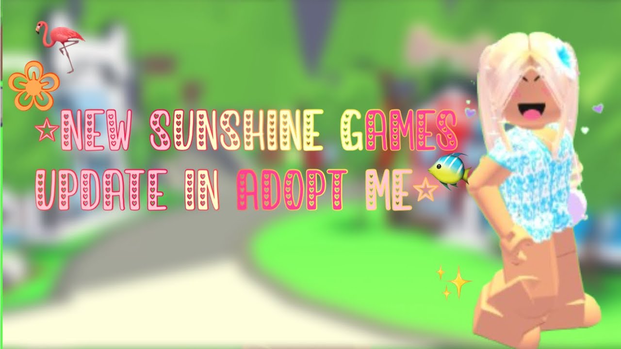 EXPLORING THE NEW UPDATE |Sunshine games|🫧🐠🌱 - YouTube