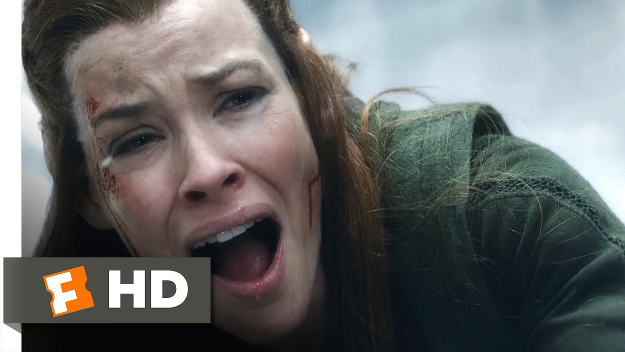 The Hobbit: The Battle of the Five Armies - Kili's Sacrifice Scene (7/ ...