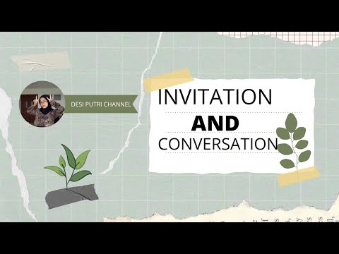 Invitation and Conversations via telephone