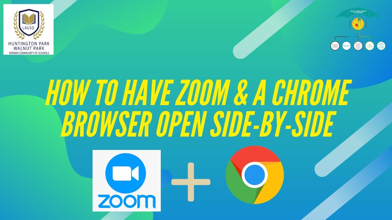 How To Have A Zoom Chrome Browser Open Side By Side YouTube How To Have A Zoom Chrome Browser Open Side By Side YouTube