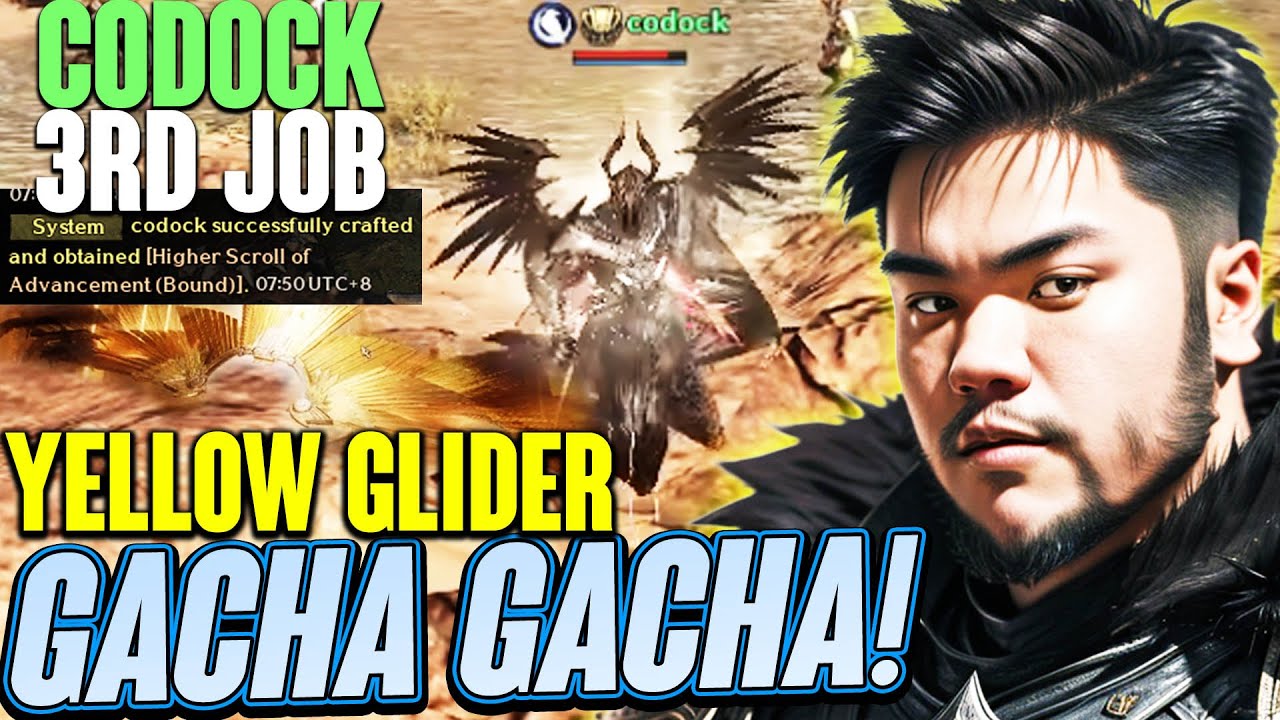 SELAMAT ABANG GW Codock First 3RD JOB! + Legendary Glider! | Level 54 ...