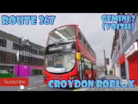 Croydon Roblox Route 367 Gemini 2 (Voith) - YouTube