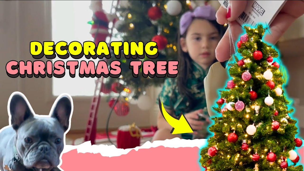 Let’s Add Ornaments to the Christmas Tree with Max The Frenchie | Evie ...