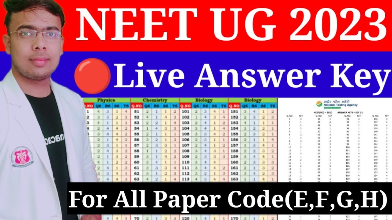 NEET 2023 answer key published | all codes answer key released | #NEET2023answerkey - YouTube