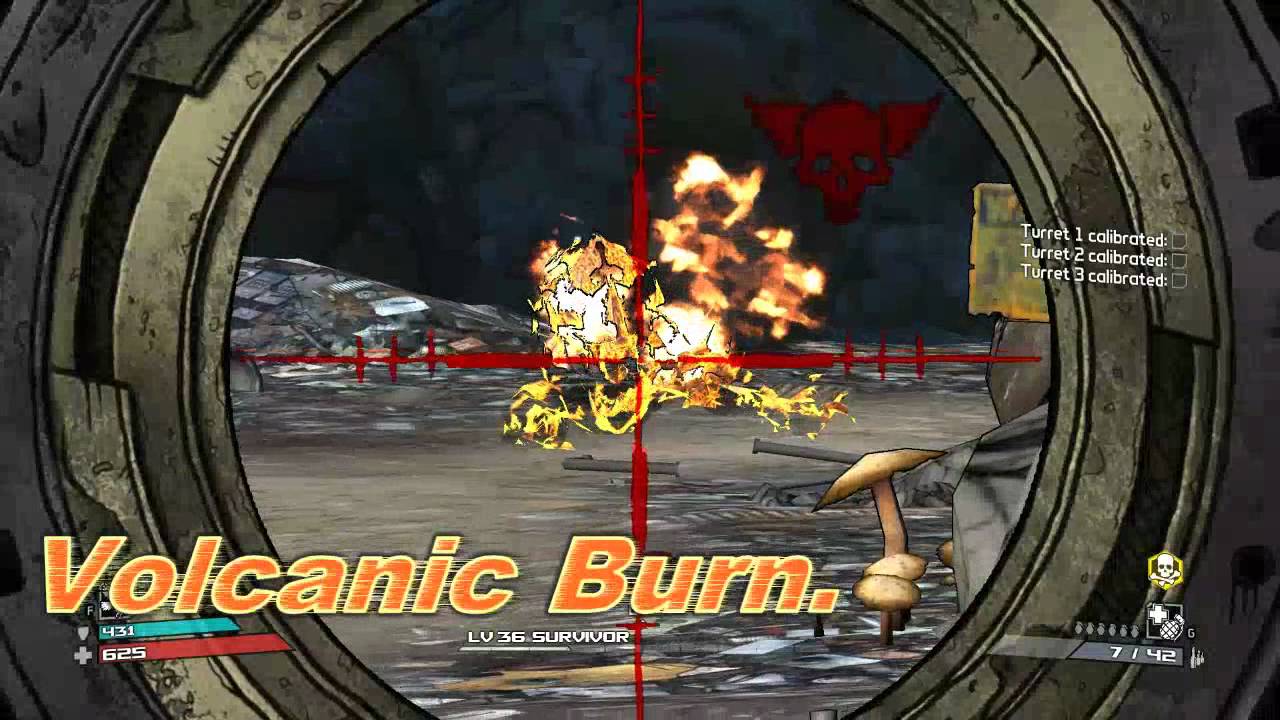 Volcanic Burn Borderlands Fire Death - YouTube
