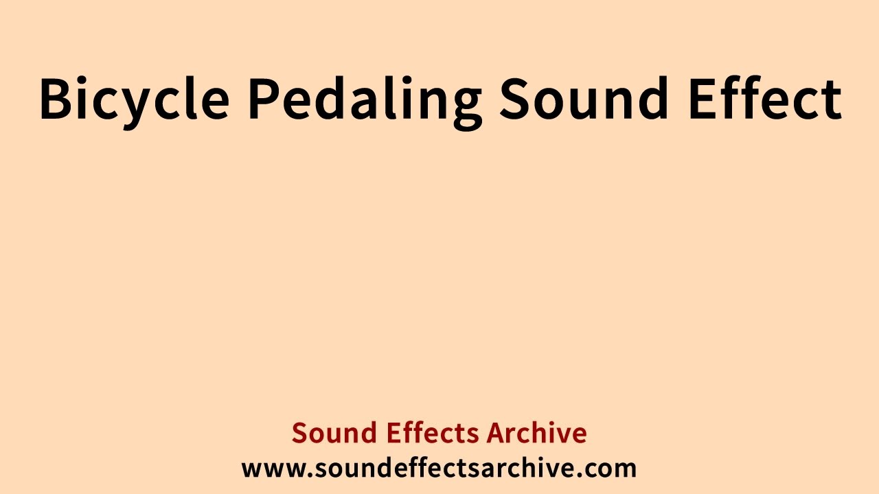 Bicycle Pedaling Sound Effect - Royalty Free - YouTube