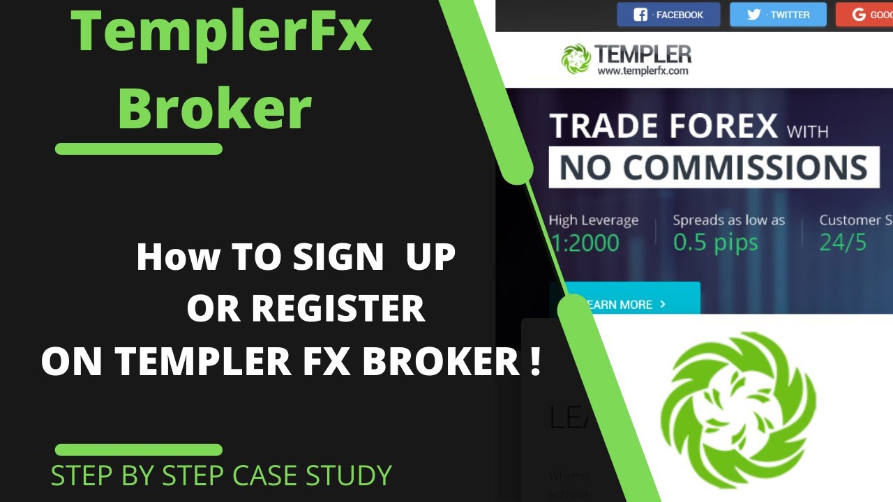How To Sign Up | Register An Account On Templerfx Broker (A Step By ...