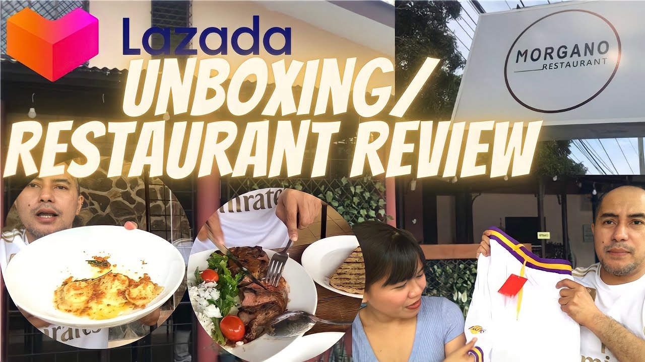 MORGANO RESTAURANT TAGAYTAY REVIEW/LAZADA UNBOXING I Tasyong Panorth ...