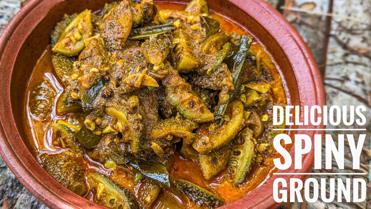 මස් වගේ රසට තුඹ කරවිල කරිය | Delicious & Healthy Spiny Gourd Curry ...