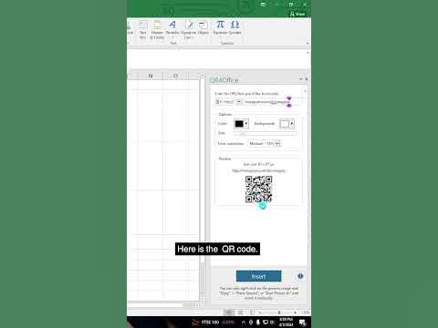 Excel Tips: How to Insert QR Code in Excel Using Using Add Ins - YouTube