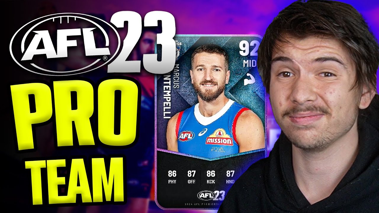 AFL 23 Pro Team is FINALLY HERE!! (is it good??) - YouTube