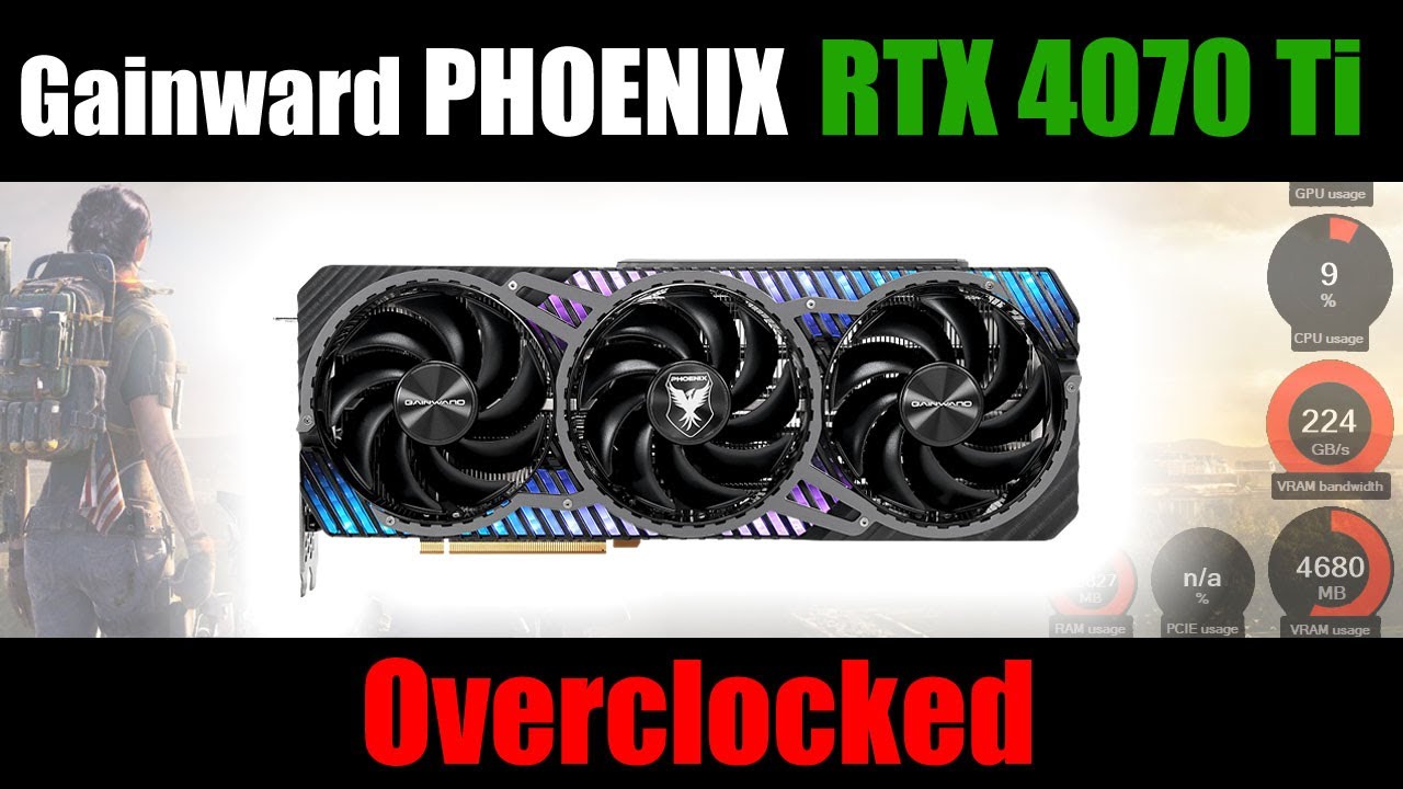 Gainward RTX 4070 Ti PHOENIX GS | Overclocked (manually) - YouTube