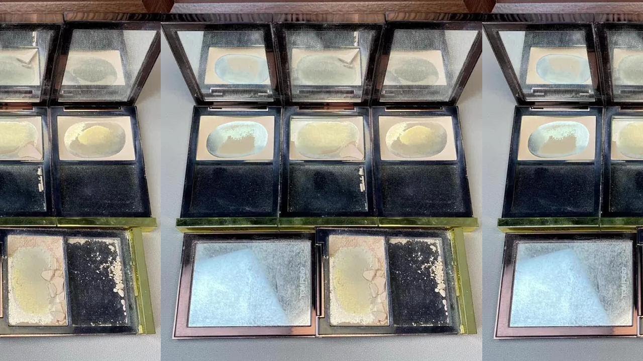 "Powder caking and baldness are not the end" #Cosmetic repair #Powder ...