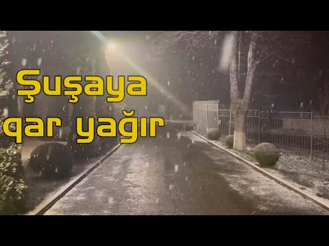 Şuşaya baharda qar yağır