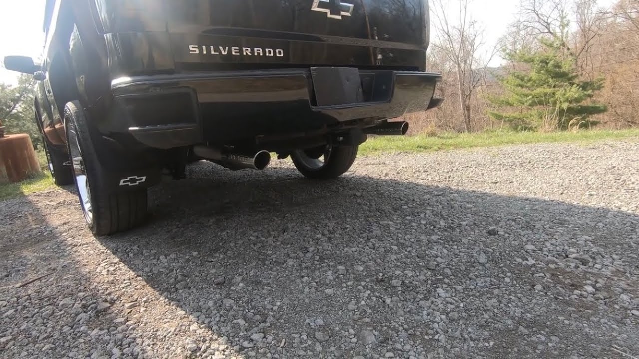 MBRP Cat Back Dual Exhaust 2014 Chevy Silverado 5.3 - YouTube