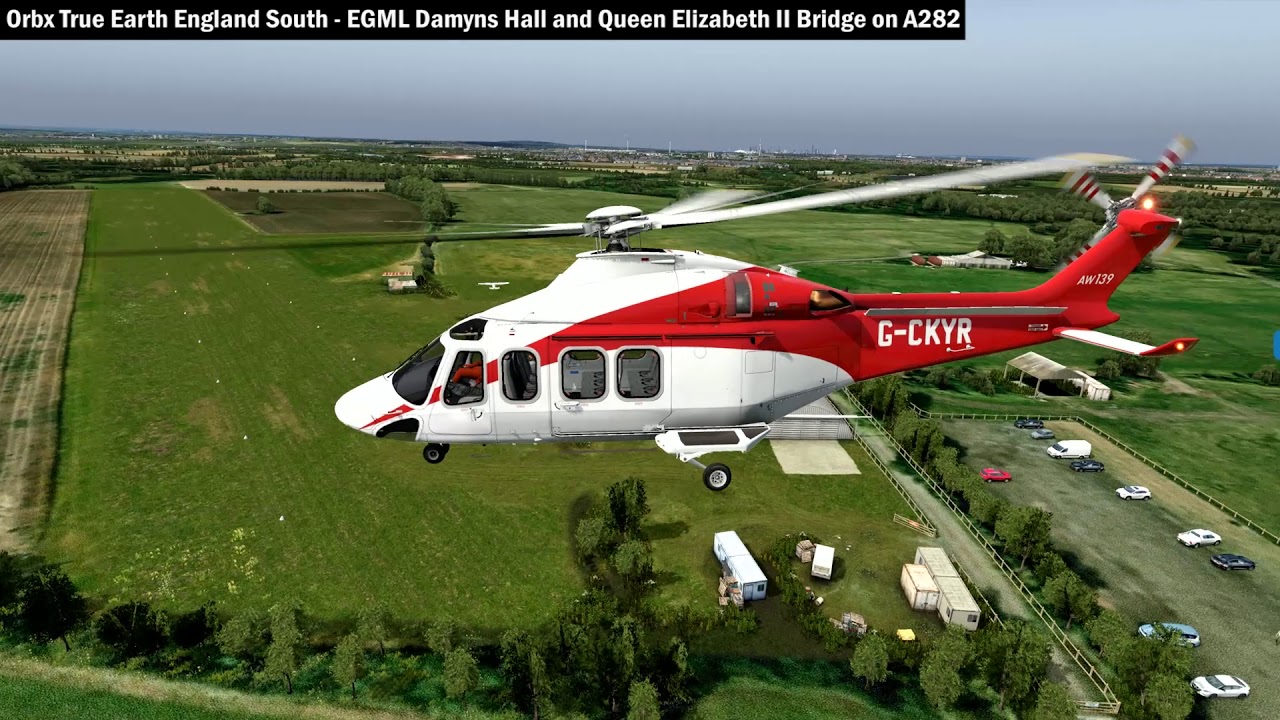Orbx True Earth England South - EGML Damyns Hall and Queen Elizabeth II ...