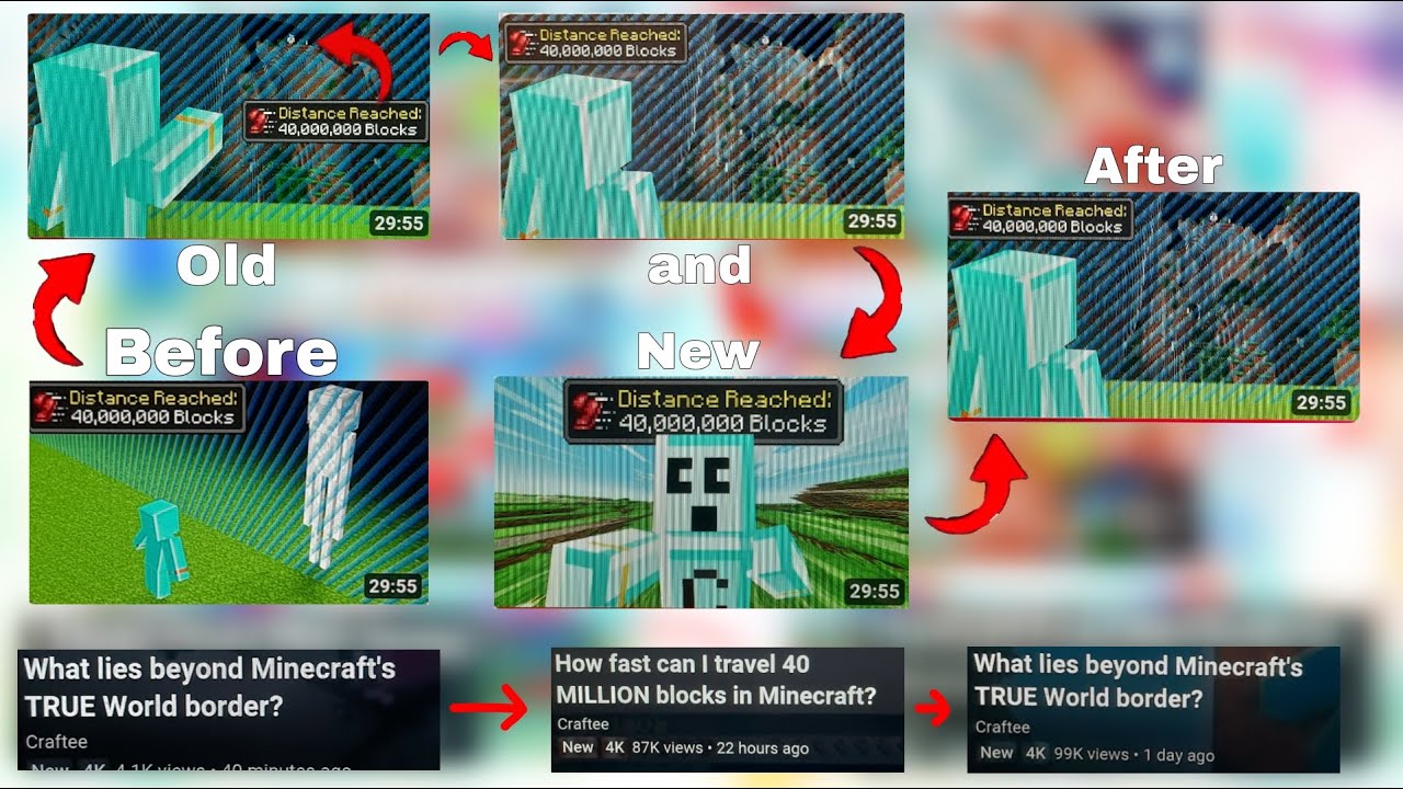 What lies beyond Minecraft's TRUE World border? - Craftee - YouTube