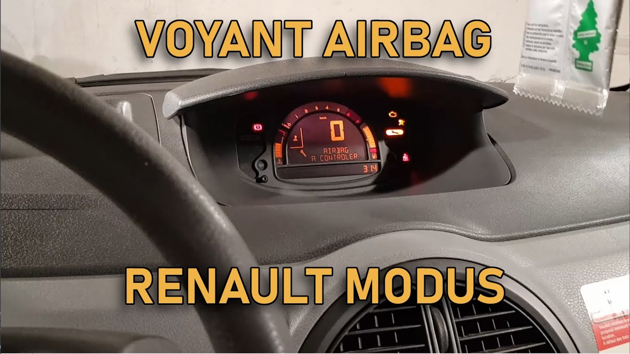 Voyant airbag Modus - changement du contacteur annulaire (Renault Grand ...