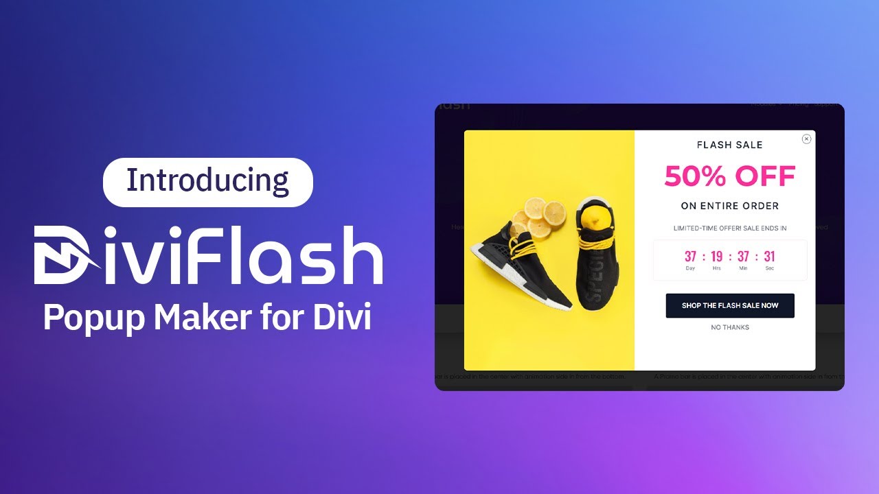Introducing DiviFlash Popup Maker for Divi: #1 Divi Popup Plugin - YouTube