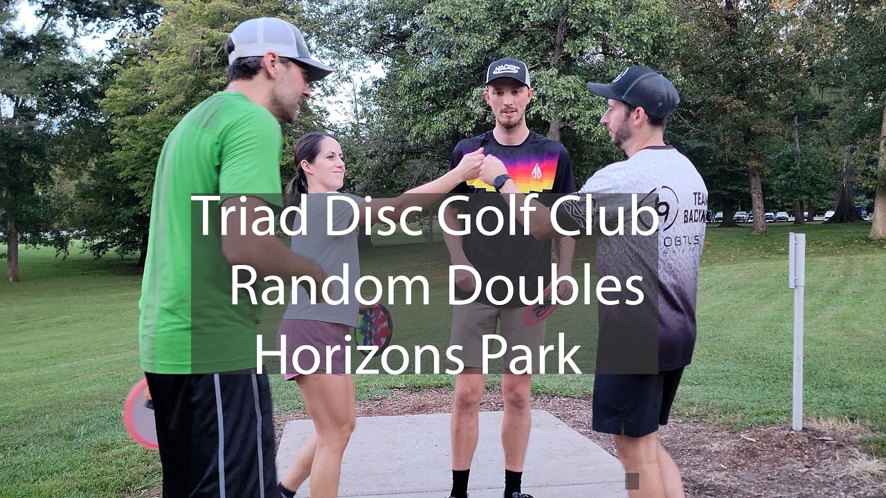 Disc Golf League - Random Doubles - Horizons Park - YouTube