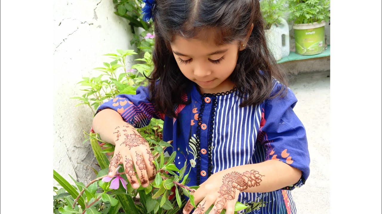 baby mehndi design | easy mehndi design | elagant mehndi | kid mehndi ...