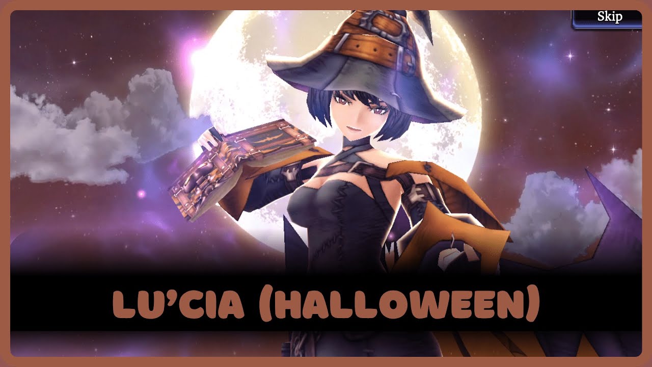 Lu’Cia (Halloween) CG Limit Burst | War of the Visions: Final Fantasy ...