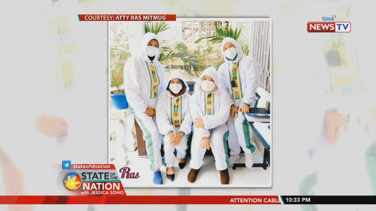 SONA: Langkit Weave ng mga Maranao, ginawang disenyo sa PPE - YouTube