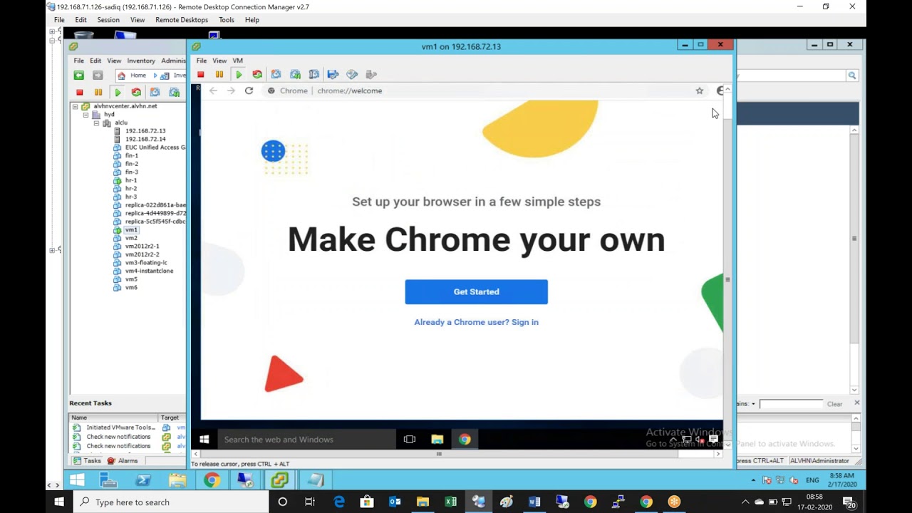 How to create Vmware Horizon Fully Automated Desktop pool - YouTube