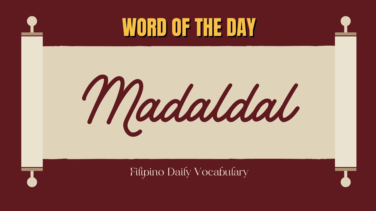 Pronounce and translate "madaldal" - YouTube