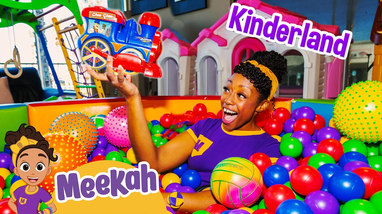 Meekah Plays at Kinderland Indoor Playground | Blippi and Meekah Videos ...