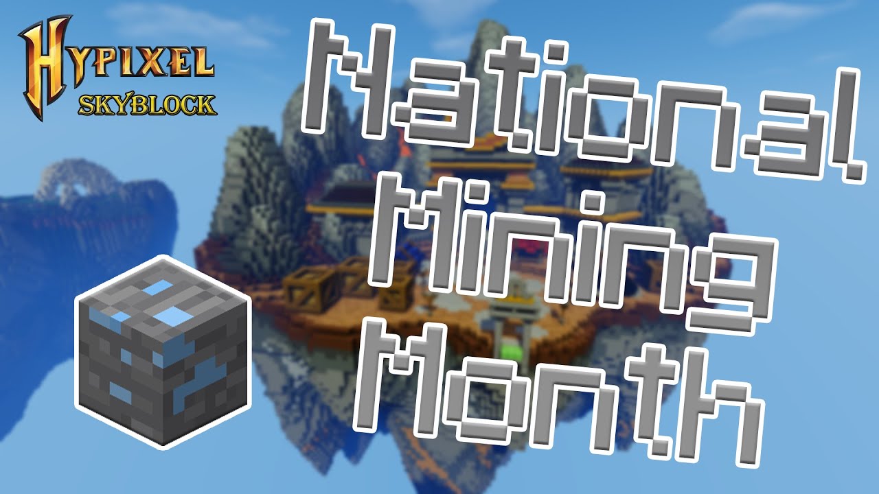 National Mining Month Tipps | Hypixel SkyBlock Deutsch - YouTube