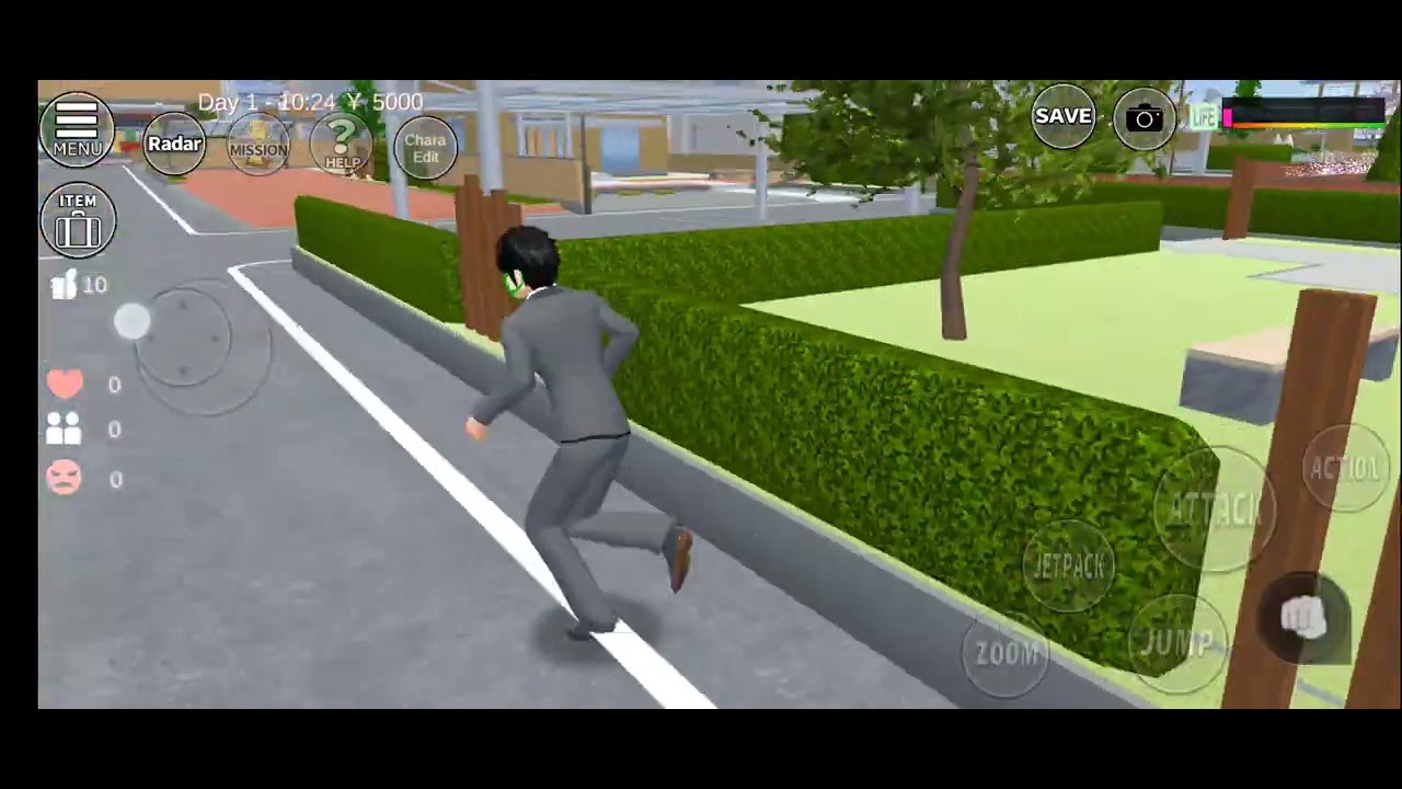 Asik.. Main Game Sakura Muter-muter Lari-lari - Game Sakura School ...