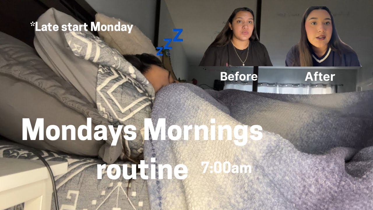 Late start morning routine~ I tried to be a productive as possible ...