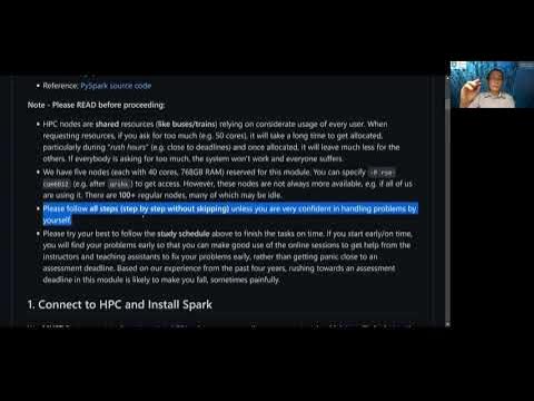 Scalable ML Lab 1: Introduction to Spark and HPC - YouTube