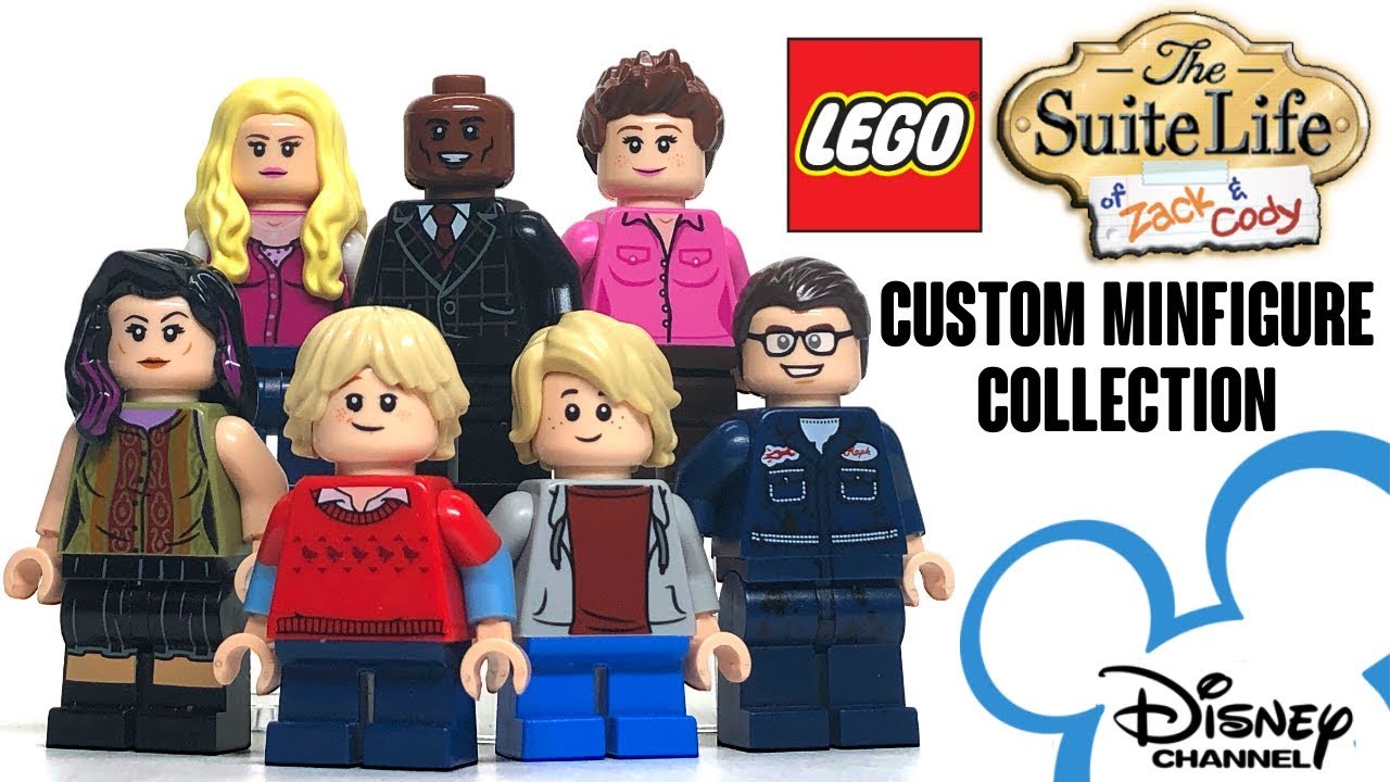 LEGO Suite Life of Zach and Cody Custom Minifigure Showcase - YouTube
