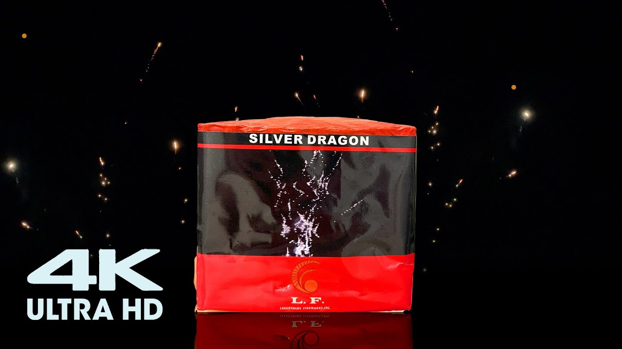 Silver Dragon 100 shots by LF fireworks - YouTube