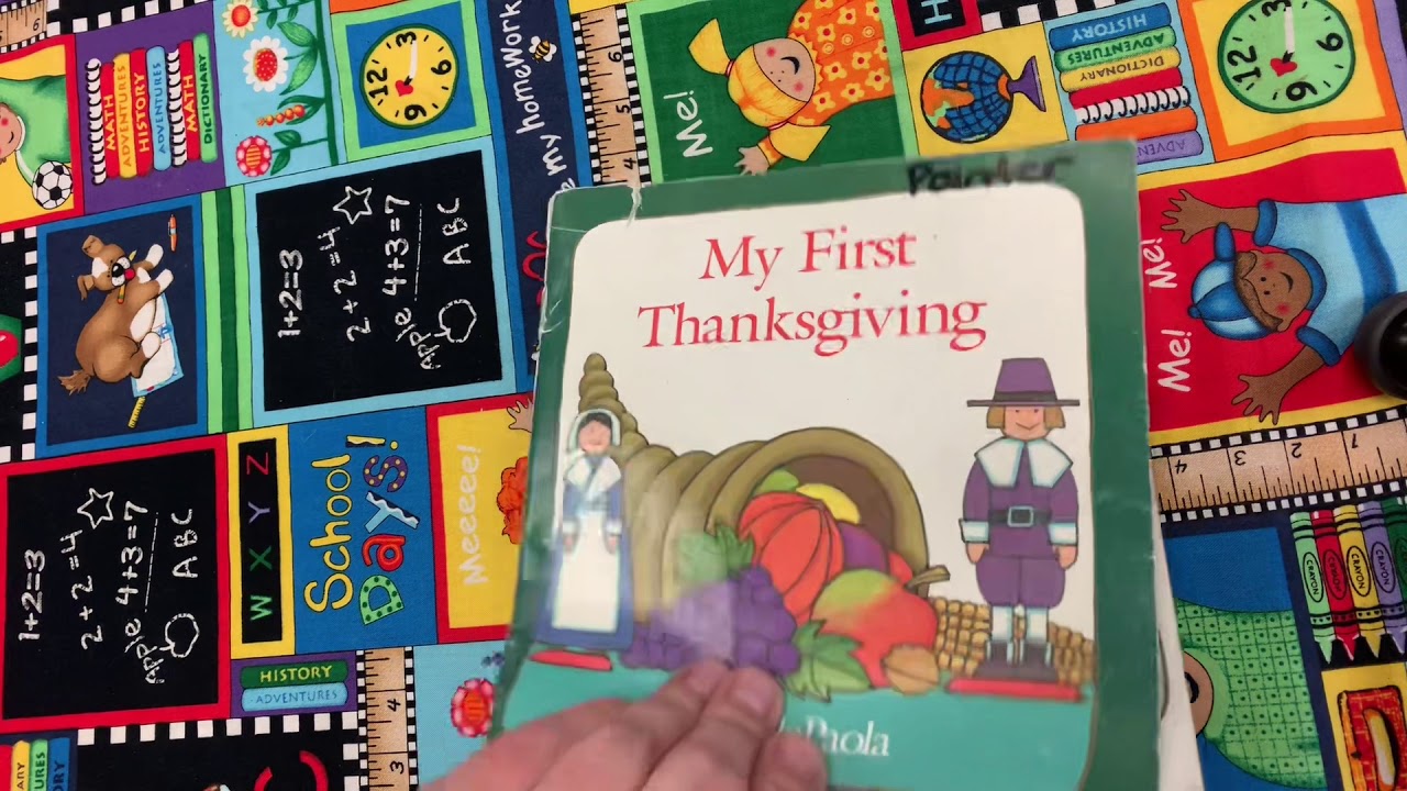 My First Thanksgiving by Tomie dePaola - YouTube