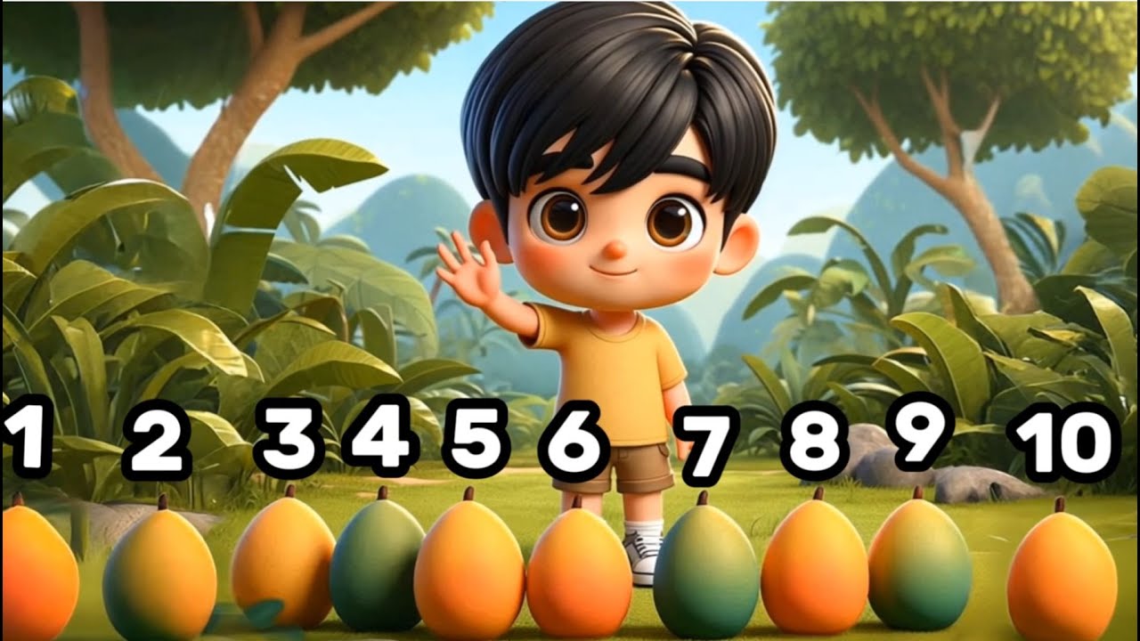 1 To 10 Counting Song English | Number Song 1-10 | One to Ten | 1 to 10 ...