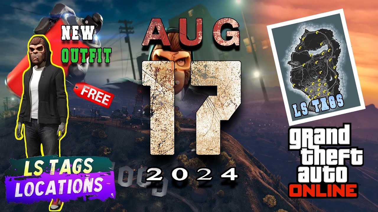 LS Tags Locations [August 17th] GTA Online !!! - YouTube