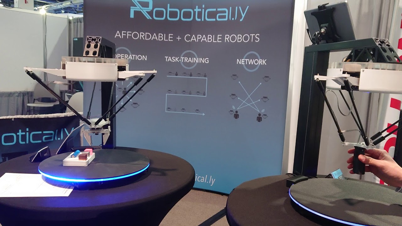 Repetitive task training robots CES 2019 robotical.ly - YouTube