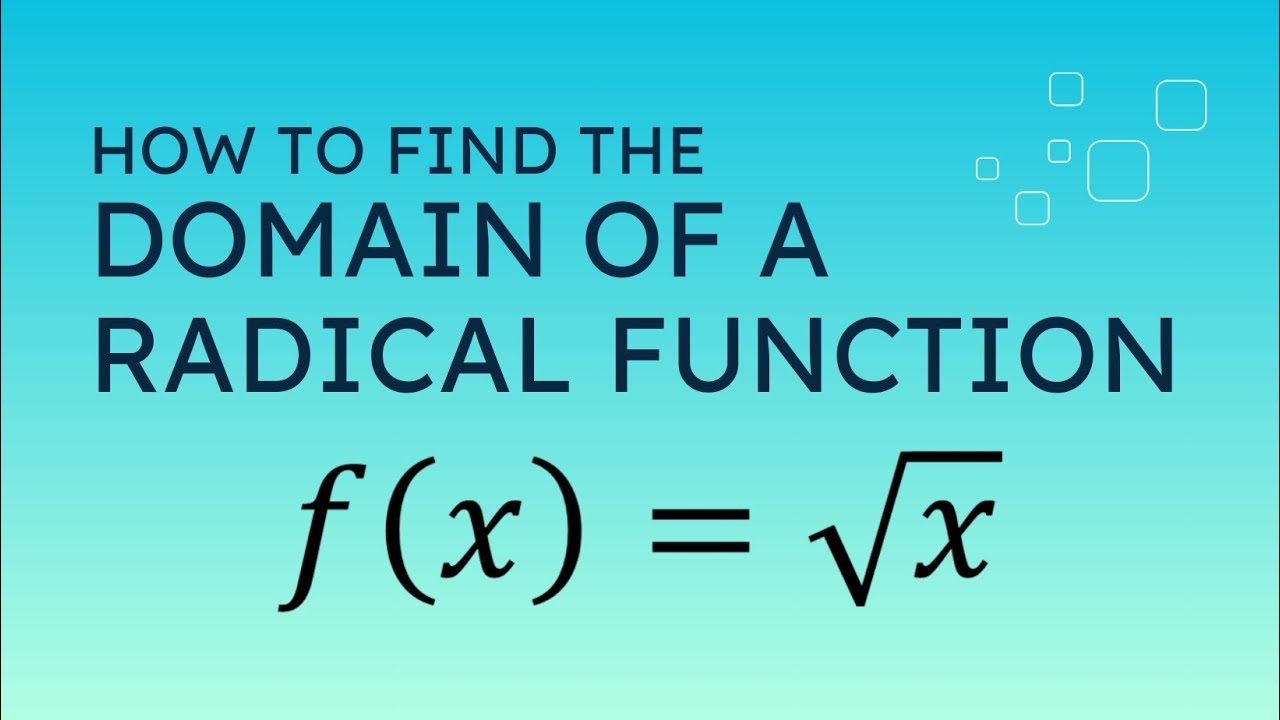 How To Find The Domain Of A Radical Function YouTube how-to-find-the-domain-of-a-radical-function-youtube