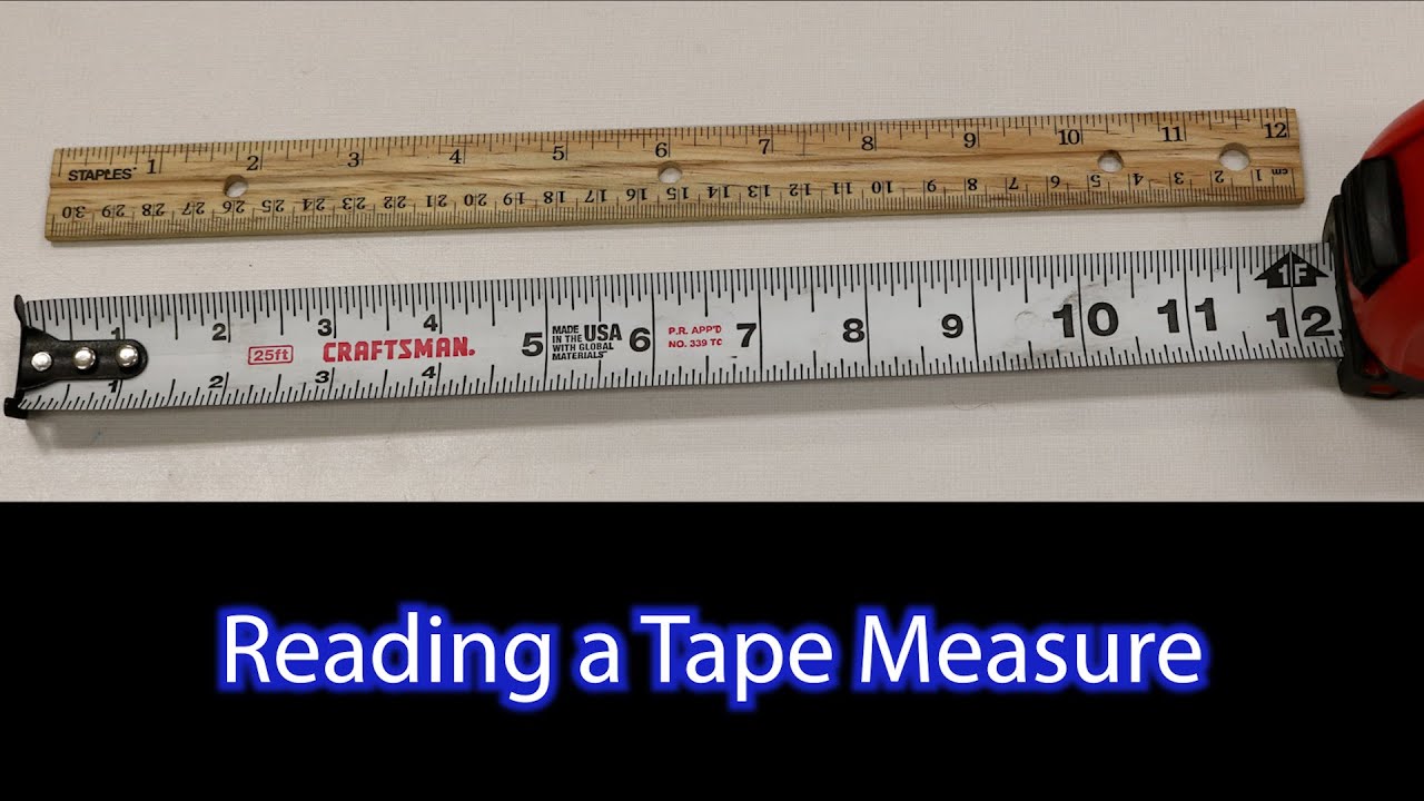 How to Read a Tape Measure - YouTube