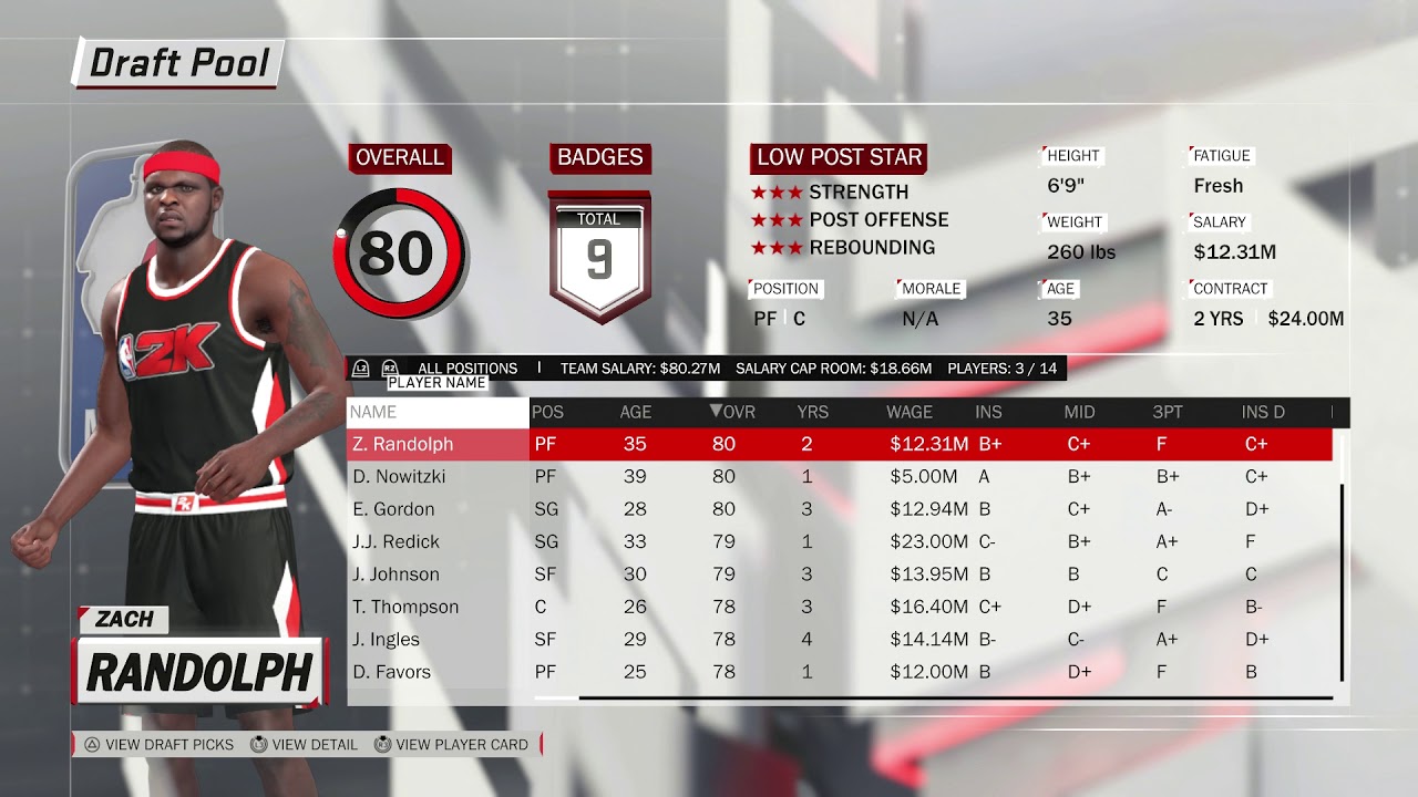 NBA 2K18: MyLeague - Episode 1 - The Fantasy Draft - YouTube