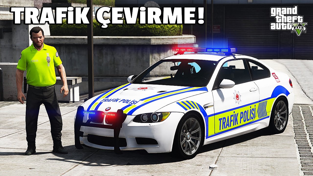 GTA 5 MİCHAEL POLİS OLDU TRAFİK POLİSİ GTA 5 MODS - YouTube